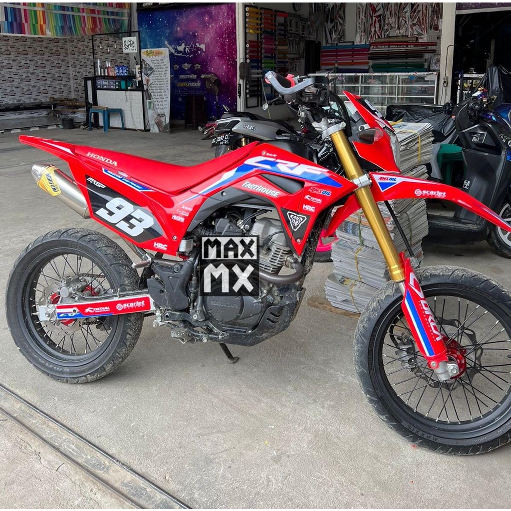 Jual DECAL CRF 150L MERAH CRF | Shopee Indonesia