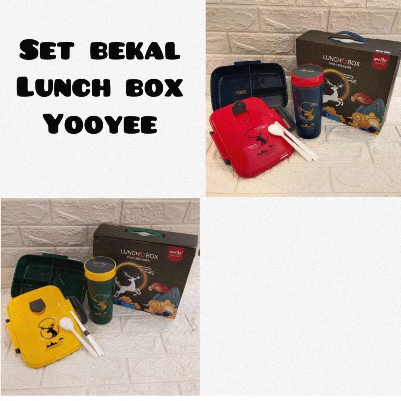 Jual Qori Store - Set Bekal Lunch Box Yooyee | Shopee Indonesia