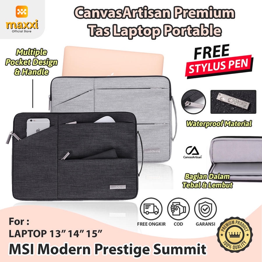 Jual Msi Modern Prestige Summit 14 15 Tas Sleeve Pouch Case Laptop Bag ...