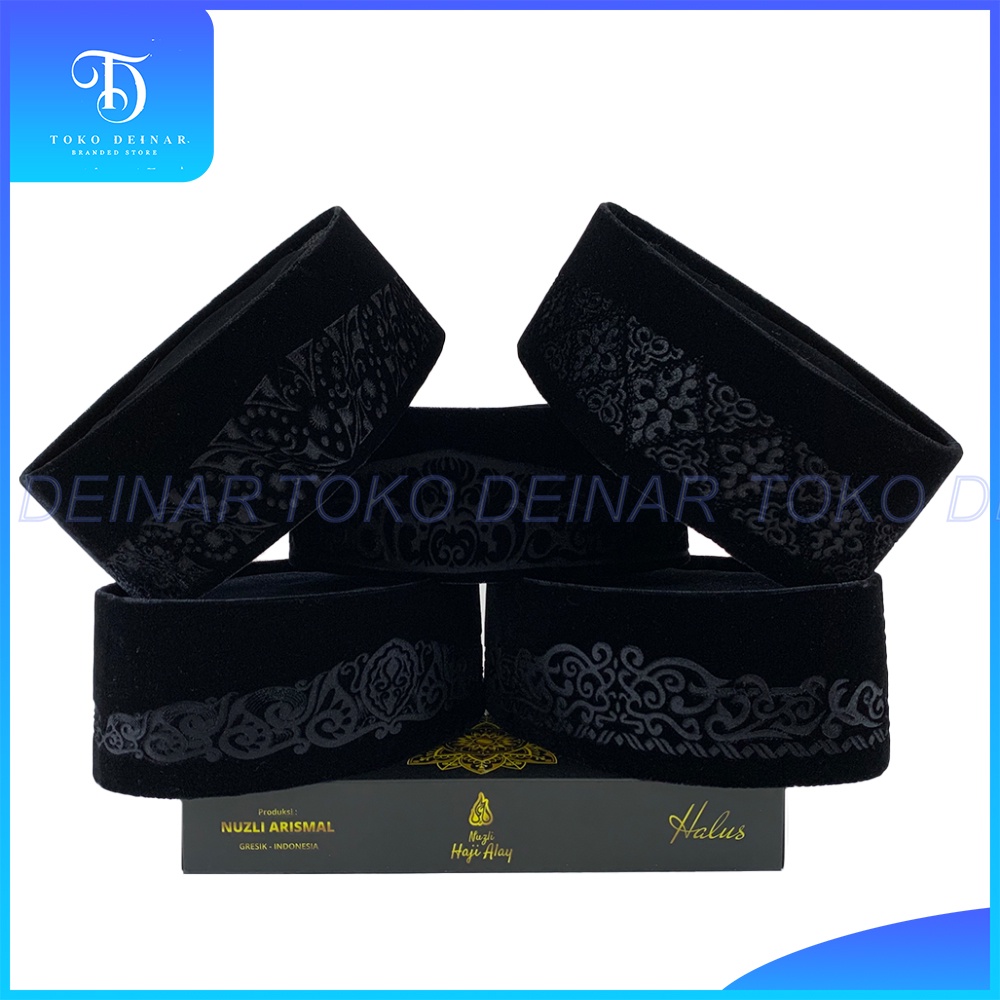 Jual Songkok Premium HAJI ALAY LASER AC Tinggi 9 Cm Peci Sholat Pria ...