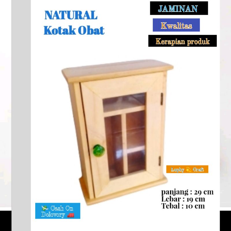 Jual Kotak obat/kotak P3K/kotak obat kayu pinus (191029) | Shopee Indonesia