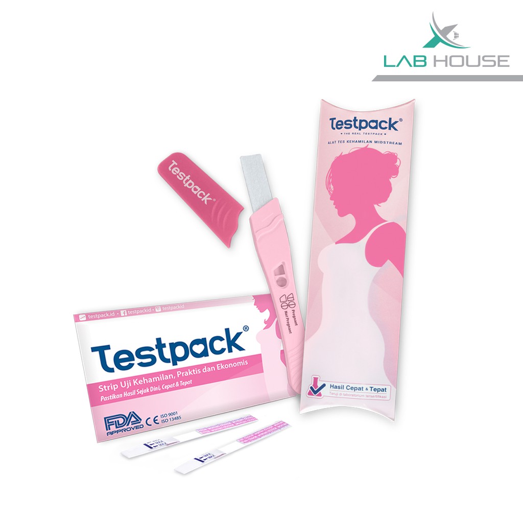 Jual Testpack Strip + Testpack Midstream - Alat Tes Kehamilan | Shopee ...