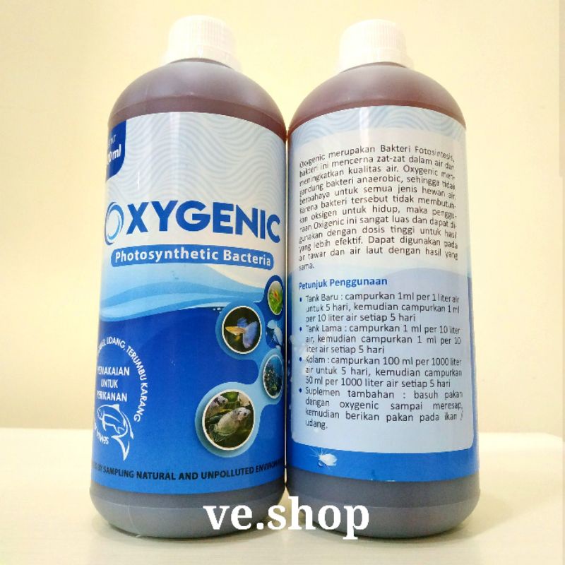 Jual Oxygenic Perikanan 1 Lt / Probiotic + Bactery Starter ...
