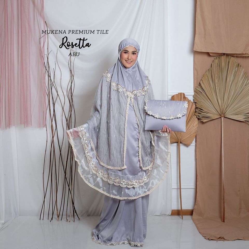 Jual Pusat Mukena Indonesia - Mukena Premium Tile Rosetta | Shopee ...