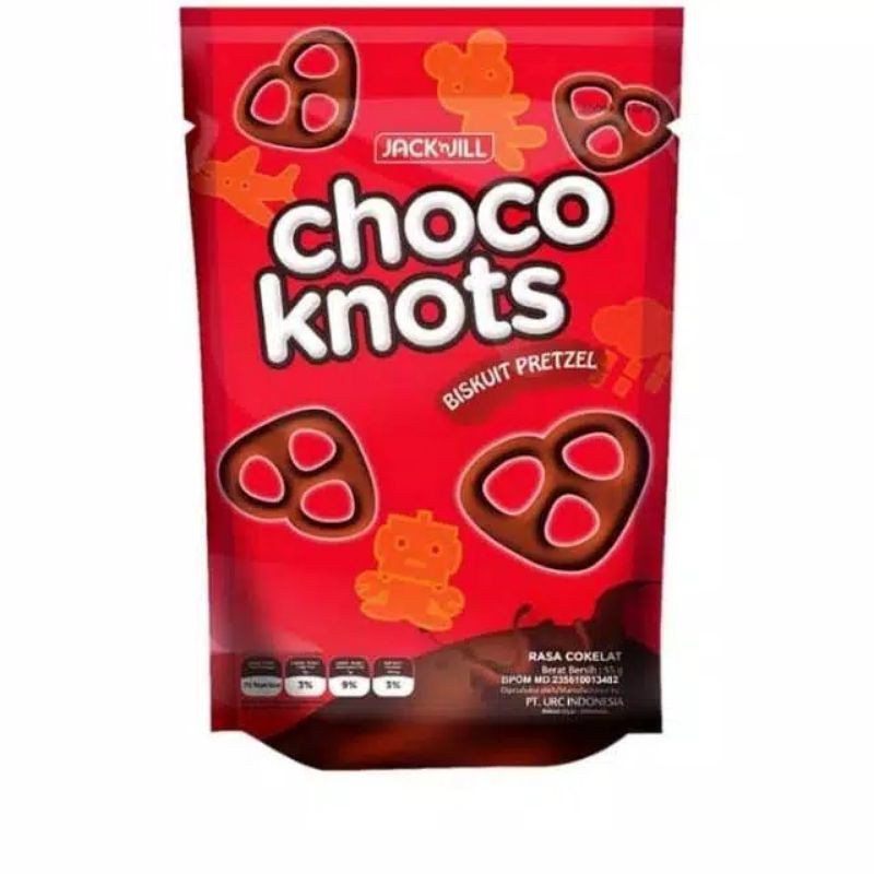 Jual JacknJill - Choco Knots - Biskuit Pretzel - 55 gram | Shopee Indonesia