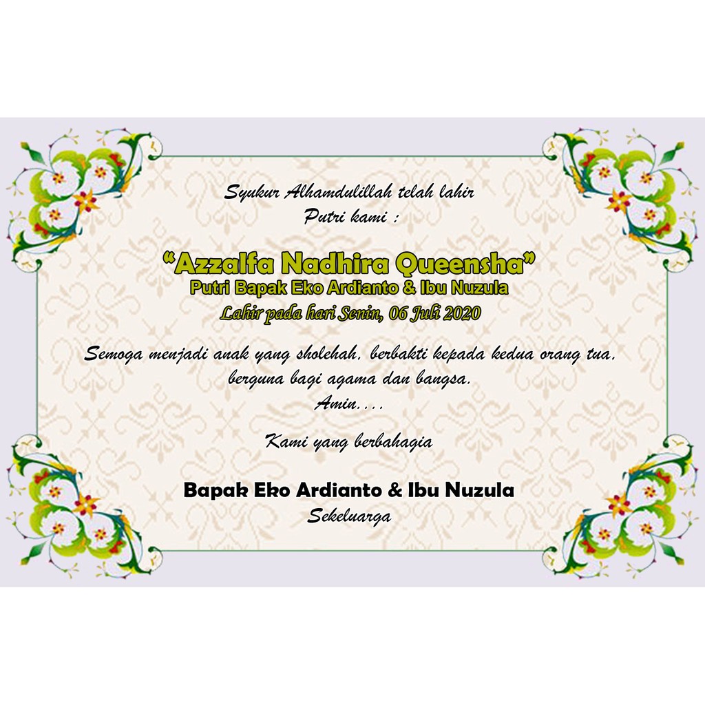 Jual Kartu Syukuran Desain Abstrak | Shopee Indonesia