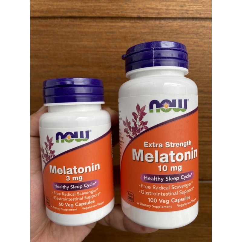 Jual Now Foods Melatonin Extra Strength Melatonin 3 mg 5 mg 10 mg 60 ...
