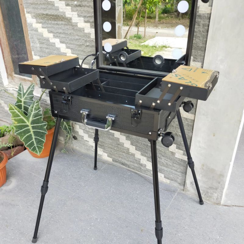 Jual beautycase koper beautycase make up koper beautycase make up led ...