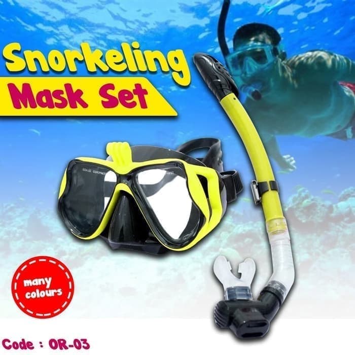 Jual ALAT DIVING MASK SNORKLING SCUBA Diving SNORKELING SET murah ...
