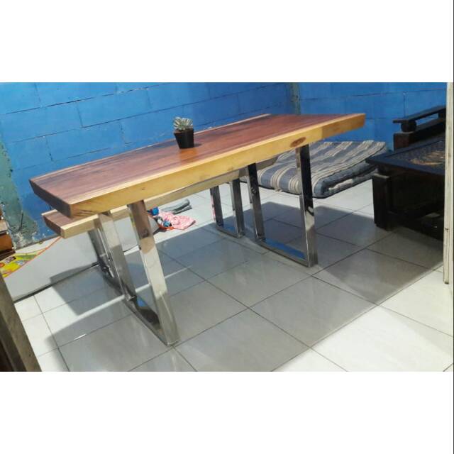 Jual Meja table meja makan meja meeting rapi meubel jepara | Shopee ...