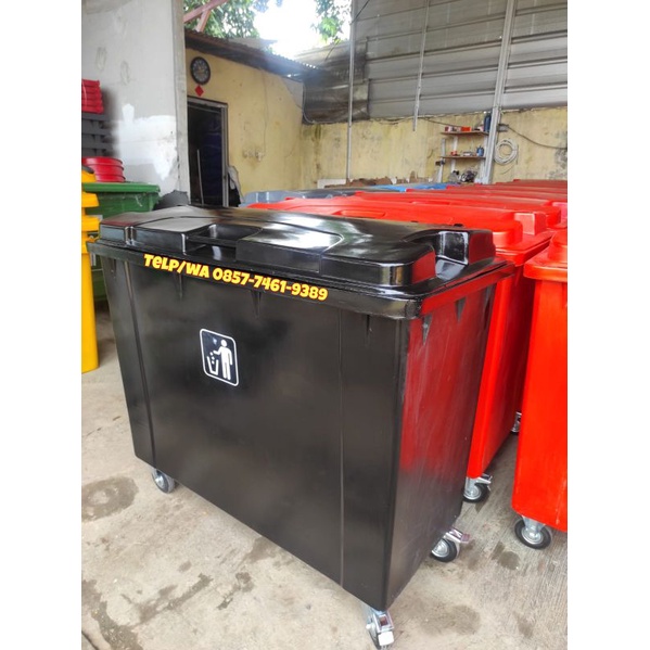 Jual TEMPAT SAMPAH BESAR/TONG SAMPAH BESAR/BAK SAMPAH BESAR 660 LITER | Shopee Indonesia