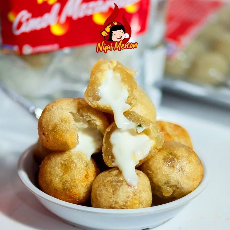 Jual Pangsit Tulang Rangu Mercon Keju Baso Full Mozarella lumer by Nyai ...