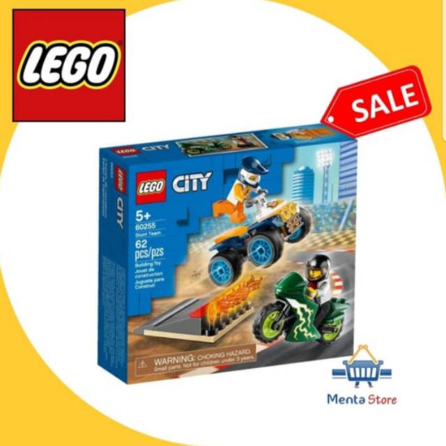 Jual LEGO City 60255 Stunt Team Bricks Building Set Big Cool Toys ATV ...
