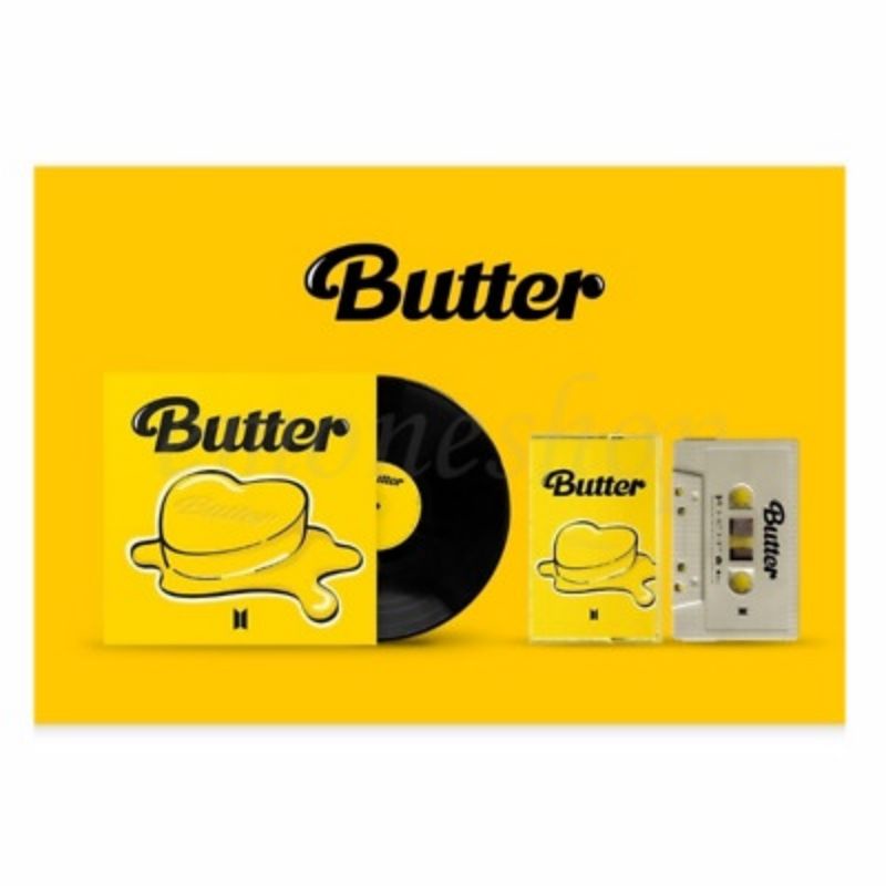 Jual (Ready) Sealed - BTS butter vinyl & cassette | Shopee Indonesia
