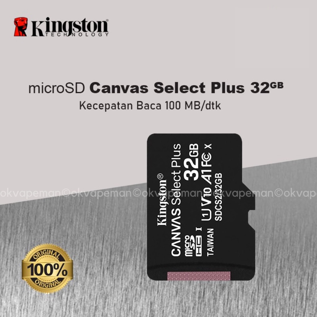 Jual Kingston Micro SD Card Class-10 32GB | Shopee Indonesia