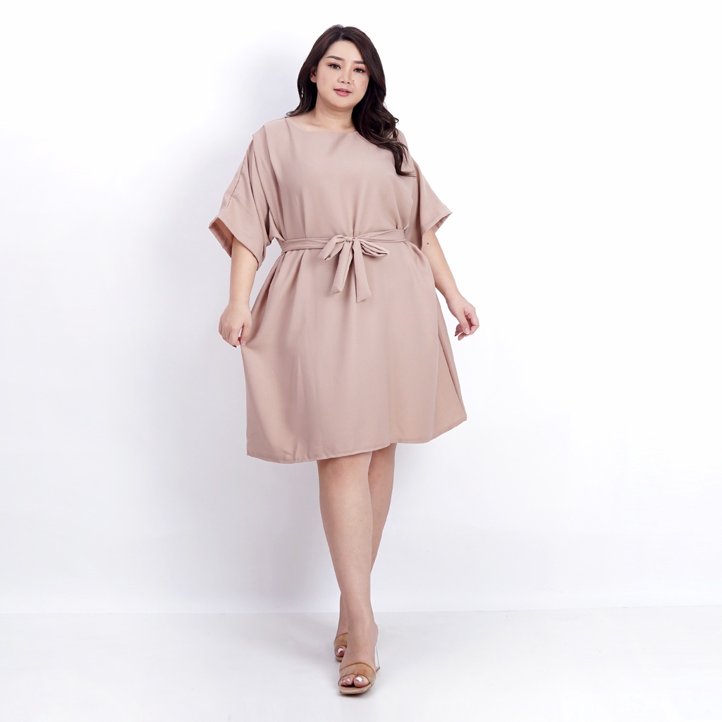 Jual Dress Polos Jumbo / Bigsize Wanita 032 | Shopee Indonesia