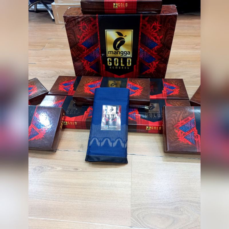 Jual New Sarung MANGGA GOLD KEMBANG, MANGGA GOLD BATIK NUSANTARA ...