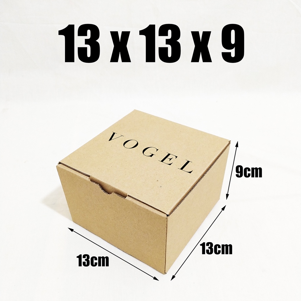 Jual CUSTOM SABLON LUSINAN BOX KARDUS 13X13X9 CM (BOX + SABLON ...