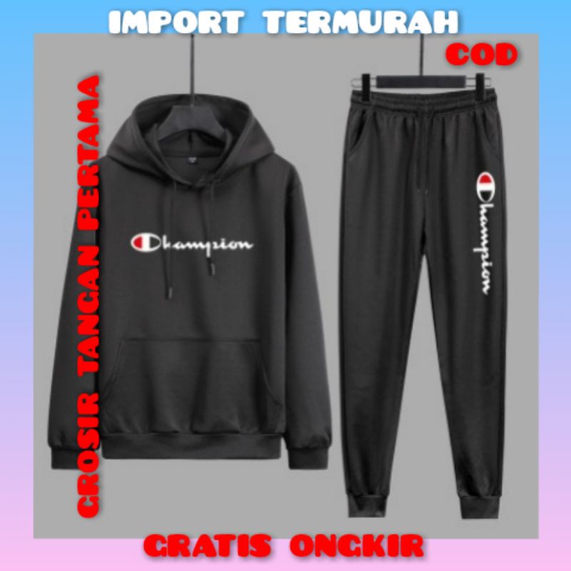 Jual BAJU 1 SET PRIA/ SWEATER PRIA/SETELAN PRIA/PAKAIAN PRIA/CHAMPION ...