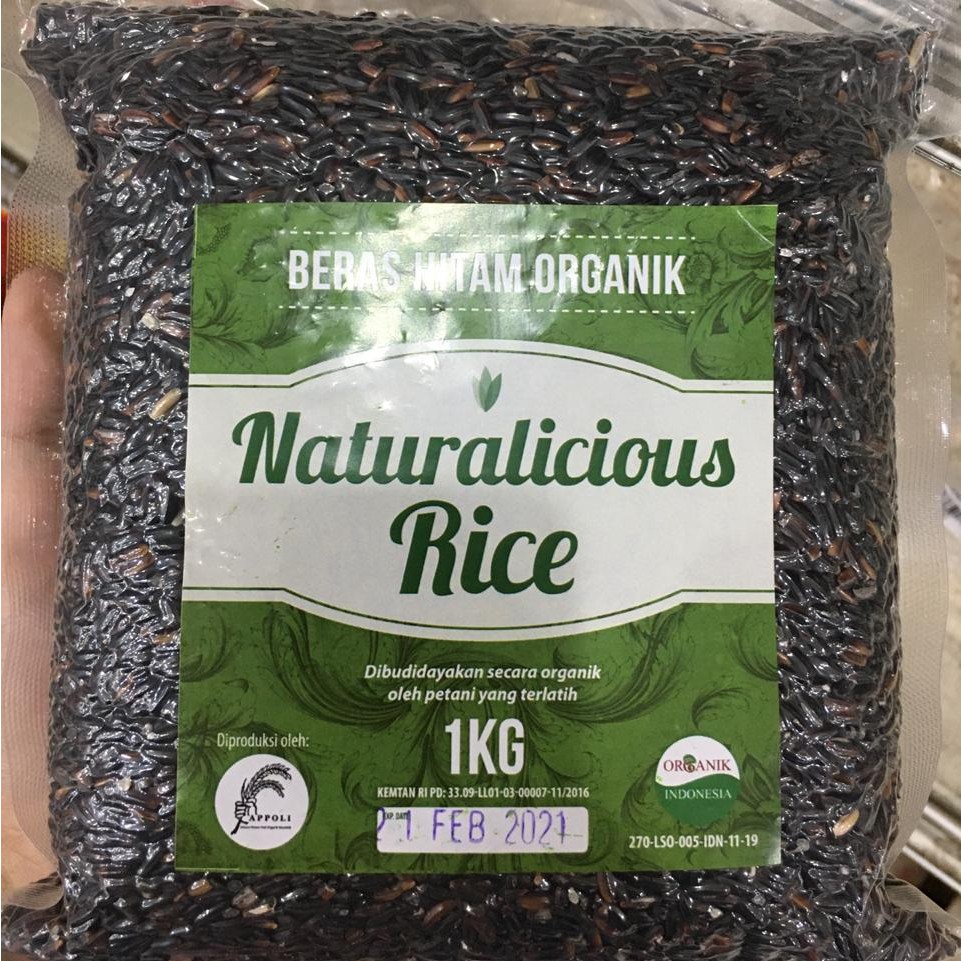 Jual Beras Hitam Pecah Kulit - Beras Hitam Vacum Organik ...
