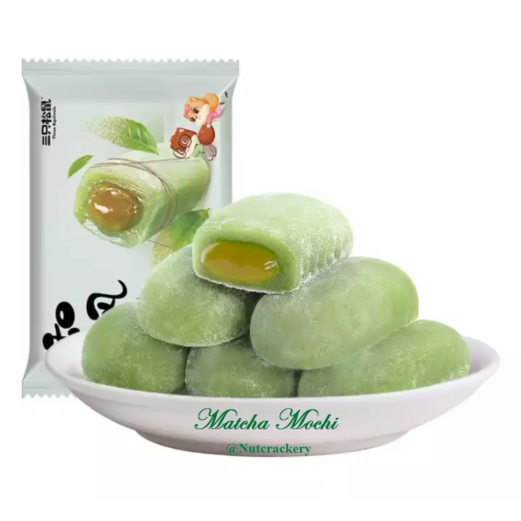 Jual Cemilan Kue Mochi Matcha / Strawberry Rice Cake Import Three ...