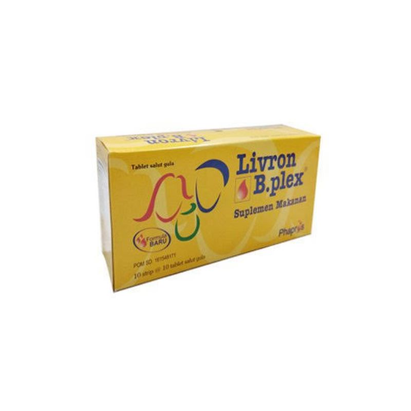 Jual livron b plex multivitamin mineral 100tablet 100 tab tablet 100's ...