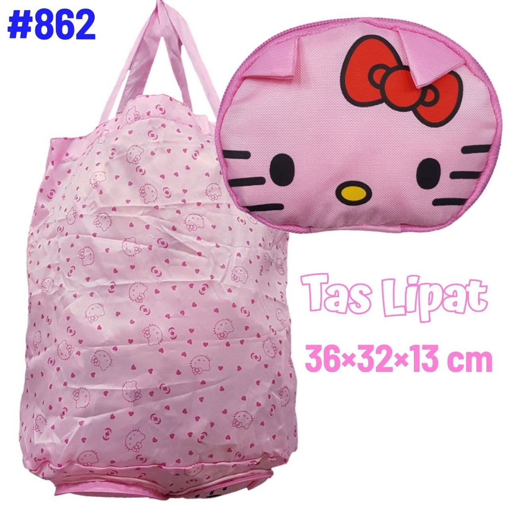 Jual Tas Lipat Hello Kitty / Tas Lipat Belanja Parasit / Tas Lipat ...