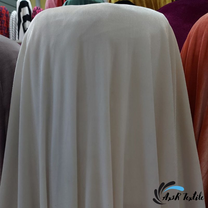 Jual Bludru Putih Bw Bahan Beludru Kain Garmen | Shopee Indonesia