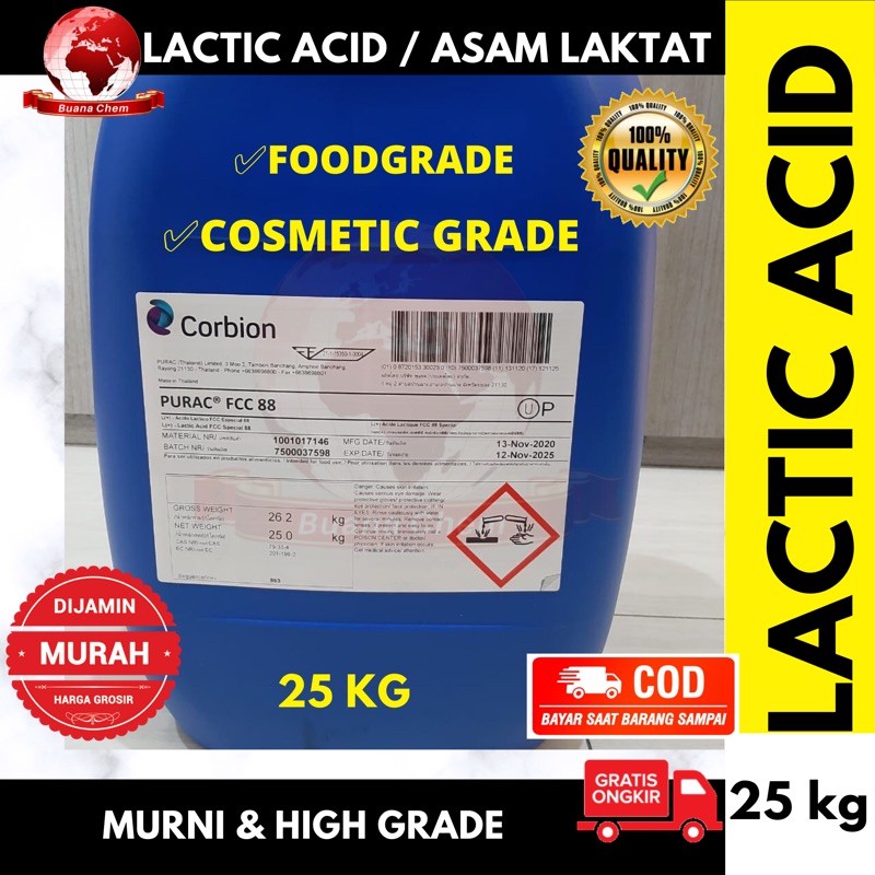 Jual Asam laktat / LACTIC ACID 1 JIRIGEN 25 KG | Shopee Indonesia