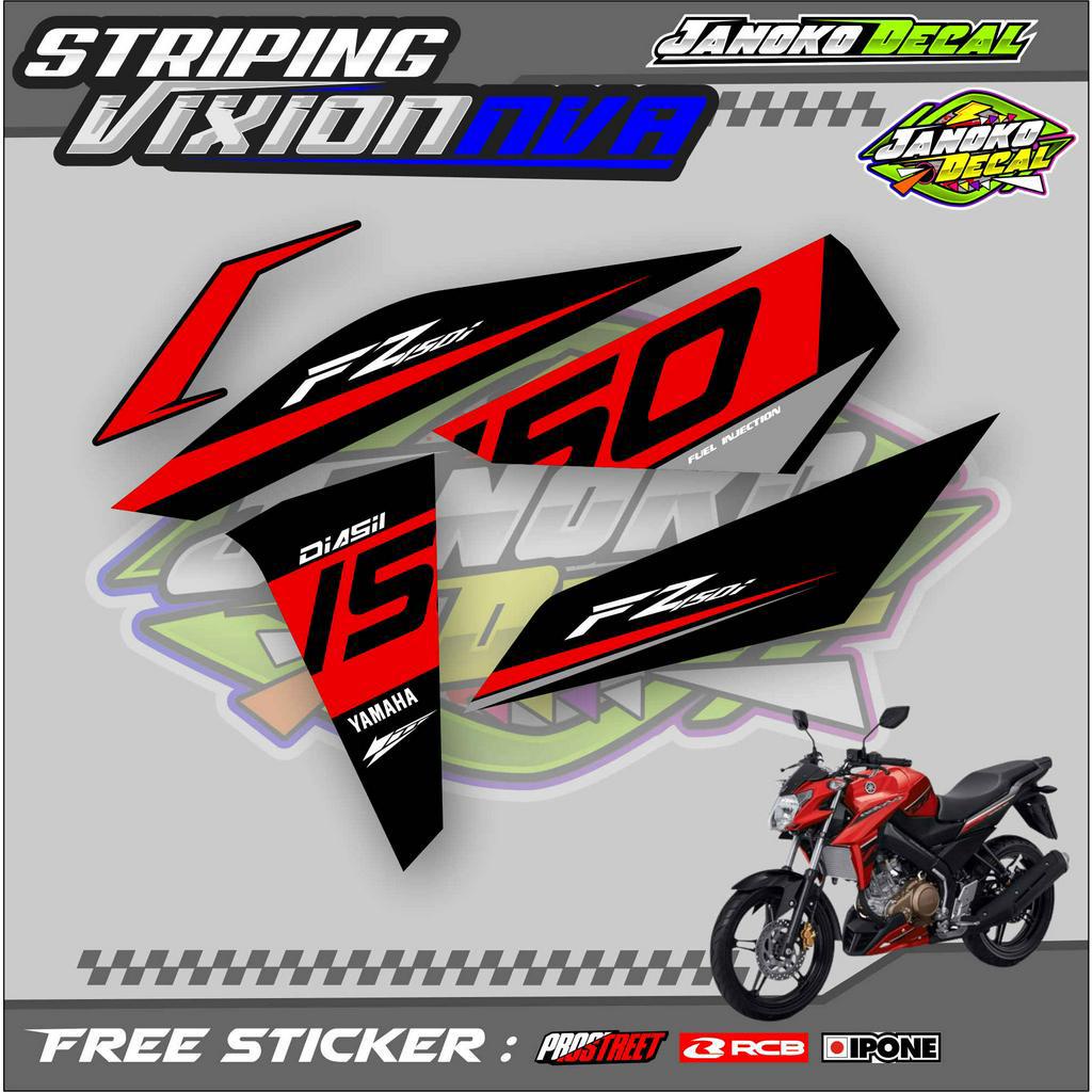 Jual STRIPING VARIASI YAMAHA VIXION NVA / STICKER LIST VARIASI MOTOR VIXION NVA | Shopee Indonesia