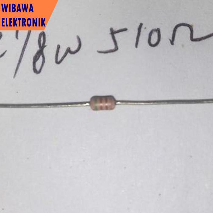 Jual Resistor 1/8W 510 Ohm Carbon Film Bishele88 Ayo Order | Shopee ...
