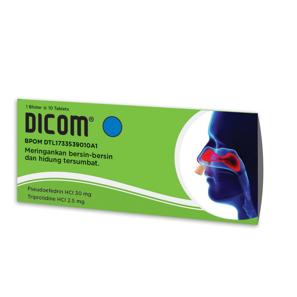 Jual DICOM 10'S TABLET ( STRIP ) / OBAT HIDUNG TERSUMBAT / OBAT BERSIN ...