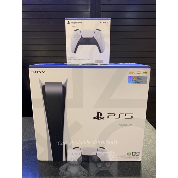 Jual PS5 Disc Resmi Sony Indo Playstation 5 BNIB Sony Playstation + Stick Dual Sense Controller ...