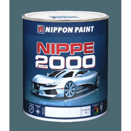 Jual Cat duco Nippe 2000 200 mL hitam / doff / putih / clear / cat mobil motor Nippon paint ...