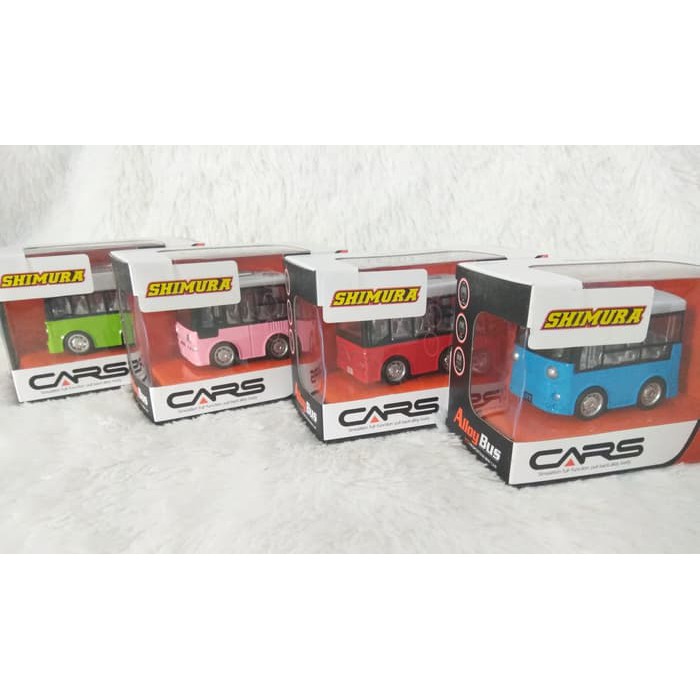 Jual Mainan Miniatur Die Cast Bus Mini-Shimura | Shopee Indonesia