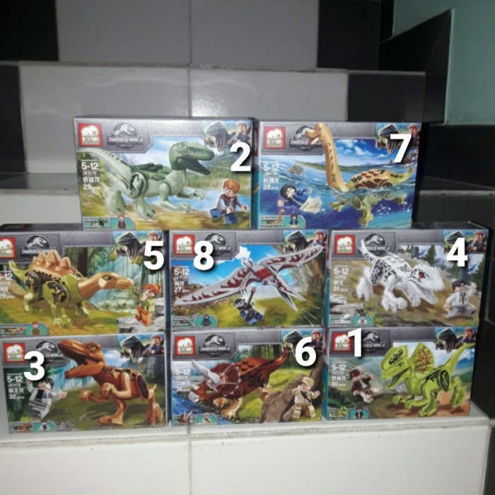 Jual MAINAN SP1 LEGO DINO DINOSAURUS TREX BROTOSAURUS DOMINUS REX ...