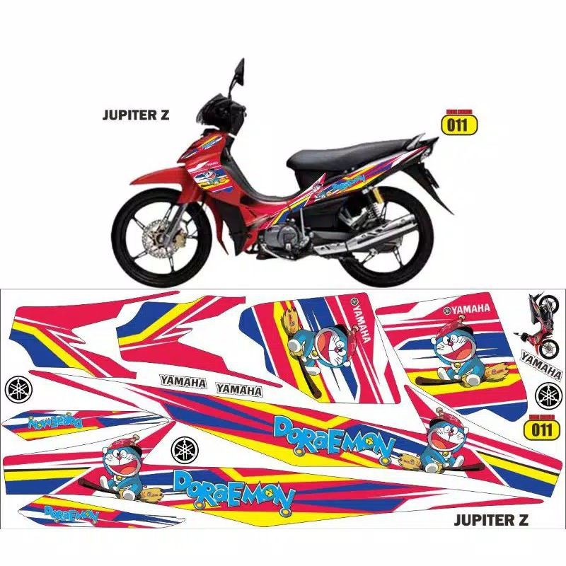Jual sticker sticker striping jupiter z tahun 2005-2008 variaisi ...