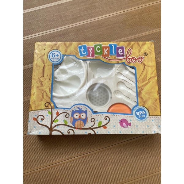 Jual Tickle Boo Feeding Set | Shopee Indonesia