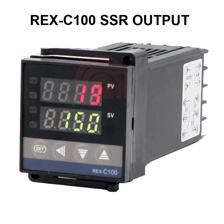 Jual REX-C100 SSR 999C Dual Digital PID Temperature Controller Output LED with Multi-range Input ...
