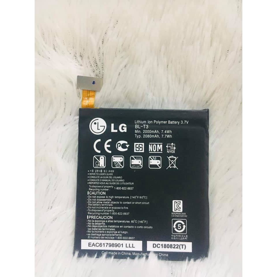 Jual Baterai LG Optimus VU LG VS950 Intuition F100 BL-T3 2000mAh Original Non Packaging | Shopee ...