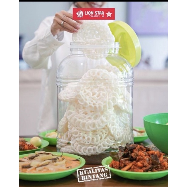 Jual TOPLES KERUPUK KERIPIK JUMBO BESAR BULAT 20 LITER LION STAR HUGO ...