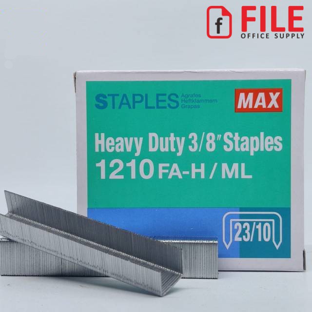 Jual Isi Staples Jilid Max Heavy Duty 1210 FA-H/ML 23/10 (3/8 ...