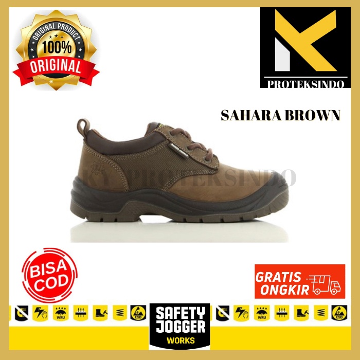 Jual SEPATU SAFETY JOGGER ORIGINAL SAHARA BROWN - SEPATU KERJA/PROYEK ...
