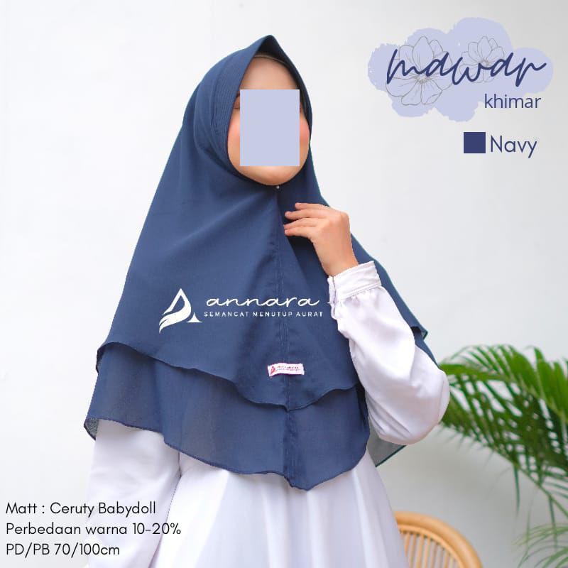 Jual KHIMAR MAWAR (+BOX PACKAGING) | Shopee Indonesia