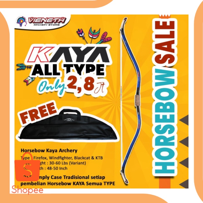 Jual Unik last stok KAYA BLACK CAT - BUSUR TRADITIONAL HORSE BOW BLACK ...