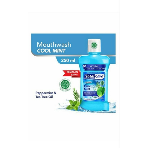 Jual TOTAL CARE MOUTHWASH COOL MINT 250 ML | Shopee Indonesia