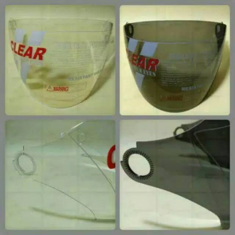 Jual KACA HELM UNTUK HELM MDS PROTECTOR.MDS VENTO.HELM GOJEK.PROJET ...