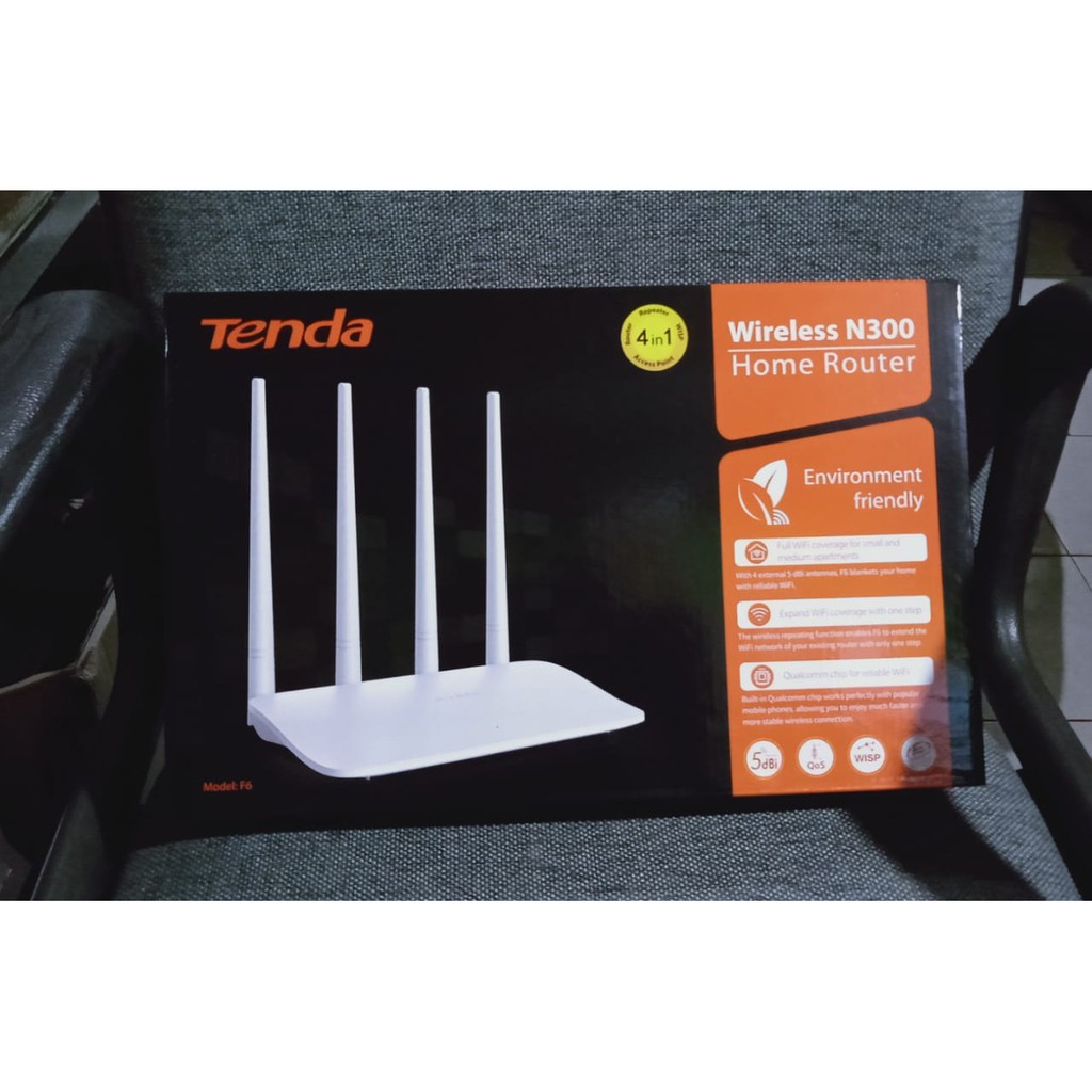 Jual Tenda F6 Wireless Home Router (N300) | Shopee Indonesia
