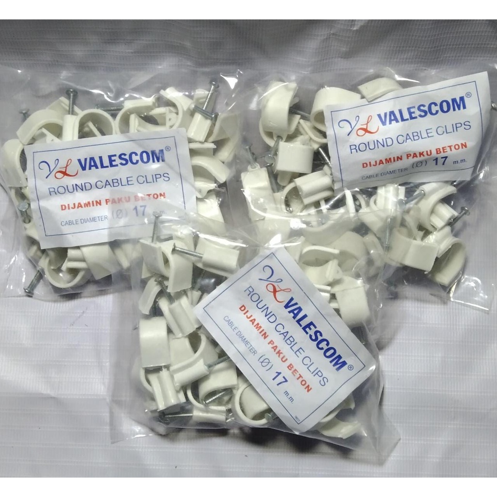 Jual kabel klem no 17/klem kabel beton/klem kabel paku baja/grosir klem ...