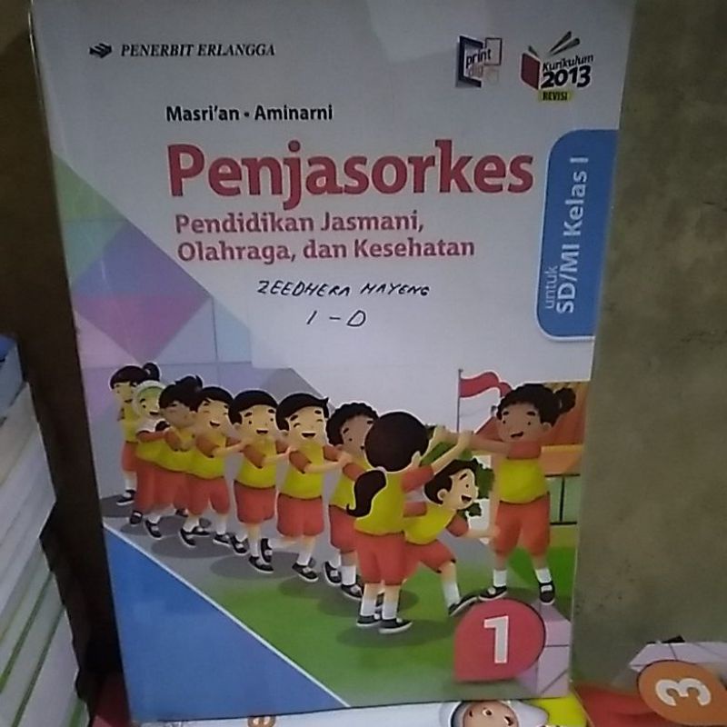 Jual buku pendidikan jasmani ,olahraga,dan kesehatan untuk SD kelas 1 kurikulum 2013 edisi ...